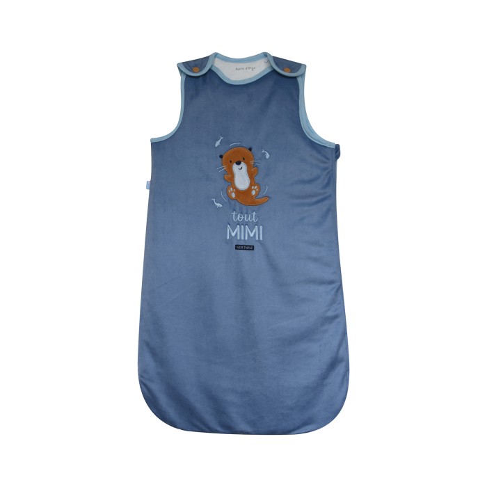 GIGOTEUSE 0/6M MALKO VELOURS DOUX SANS MANCHES - Gigoteuses naissance ...