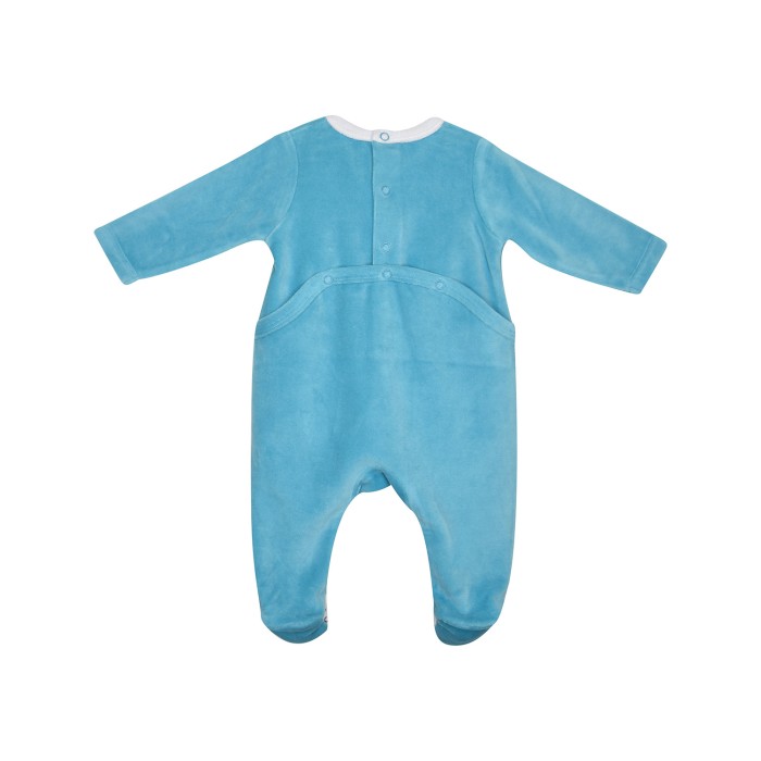 DORS BIEN GASPARE VELOURS RASE PONT DOS BEBE - Pyjamas Petits Prix - 0 ...
